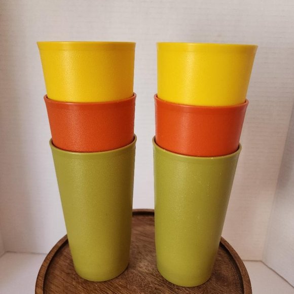 Tupperware | Dining | Vintage Tupperware Tumblers 2 Oz Set Of 6 ...